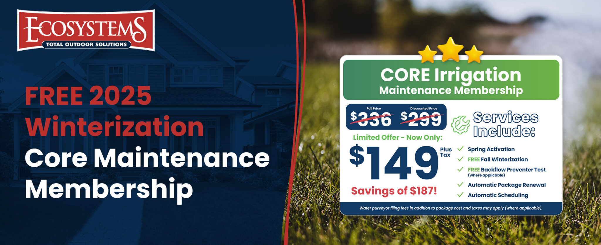 Free 2025 Winterization/Core Membership - EcoSystems Total Outdoor ...